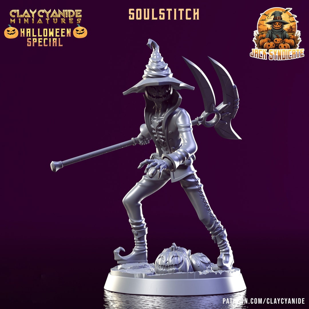 Pumpkin Reaper Miniature Jack O'lantern Humanoid Jack Syndicate ...