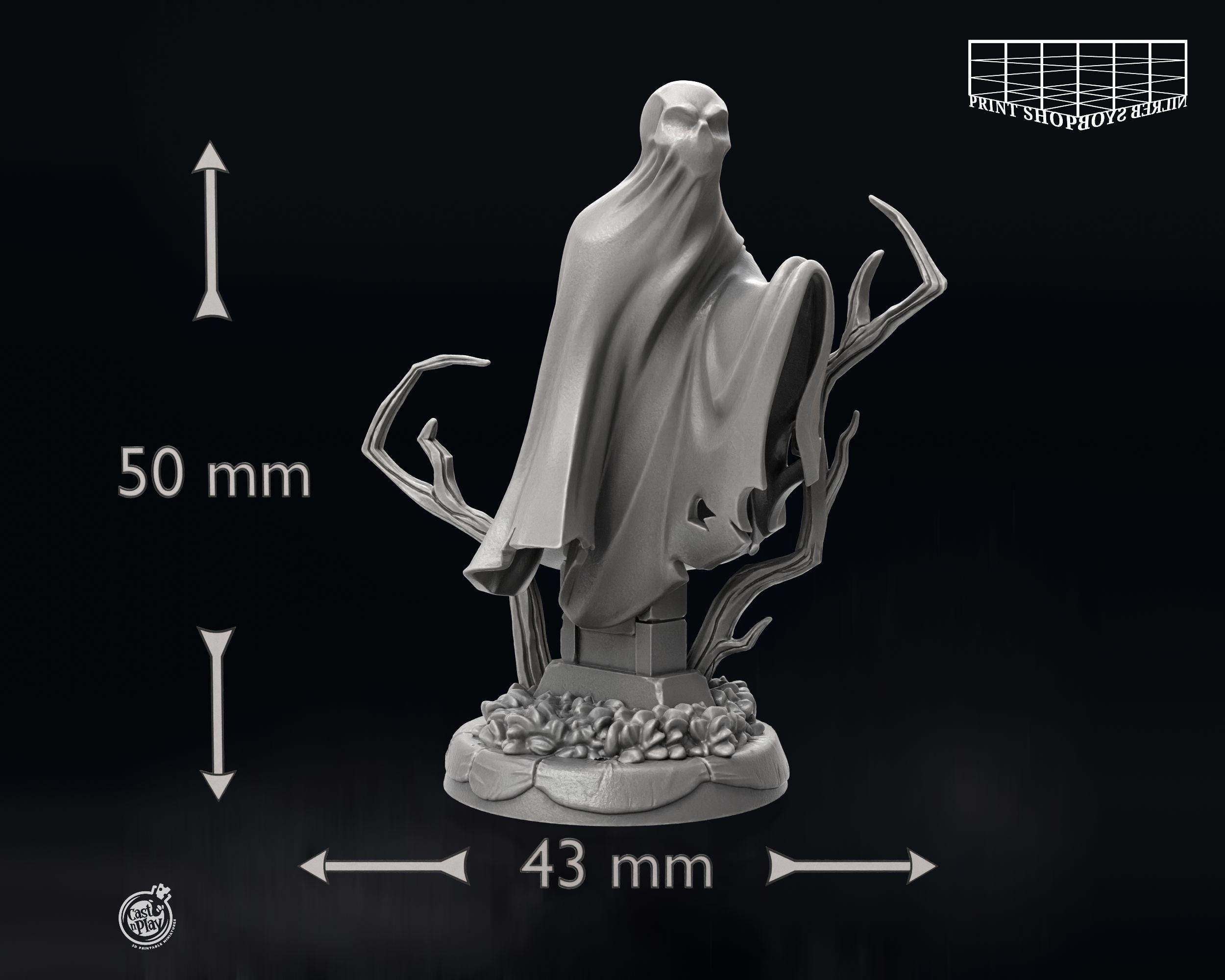 Ghostly Graveyard Dwellers Miniature Set | Specters Figure Pack ...