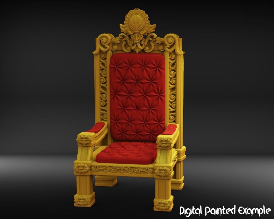 Throne Miniature Throne Miniature Terrain Tabletop Rpgs - Etsy Australia