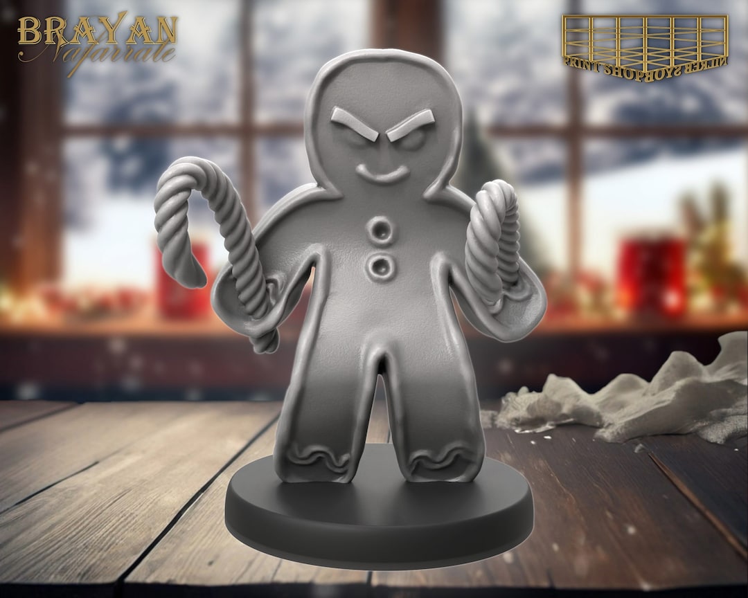 Angry Gingerbread Man Miniature | Angry Gingerbread Man Encounter ...