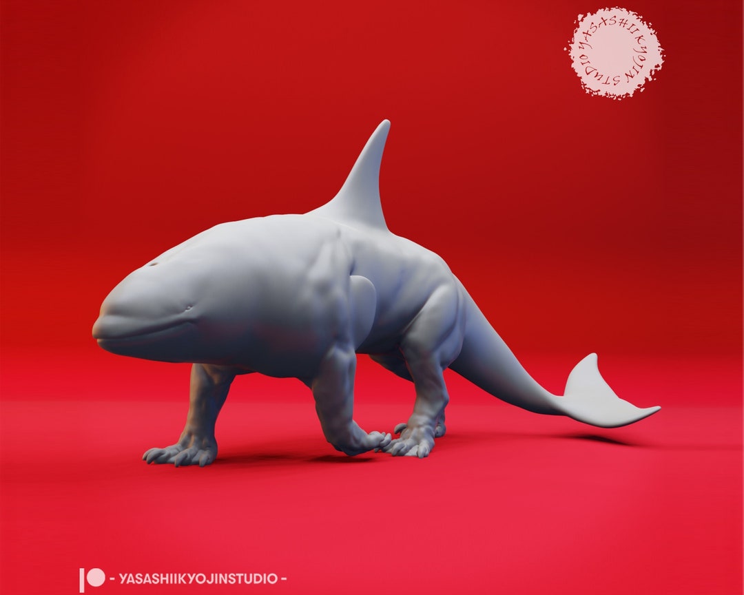 Wandering Akhlut Miniature Killer Orca Miniature for D&D 5e, Pathfinder and Other Rpg's 32mm - Etsy