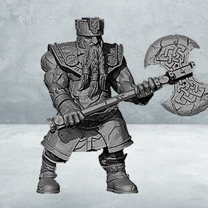 Dwarven Stone Giants Miniature Set | Dwarf Throne Stone Defender ...