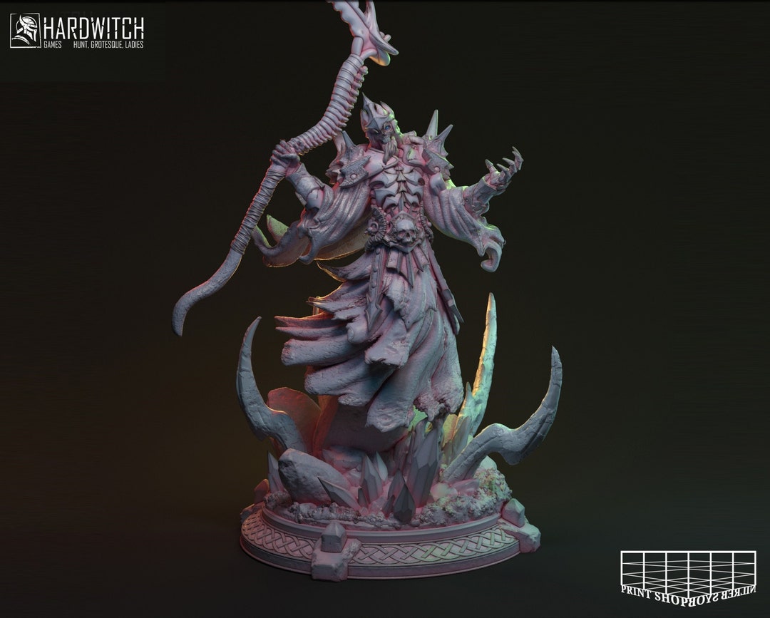 Death Miniature Archlich With Scythe Figure for D&D 5e, Pathfinder and ...