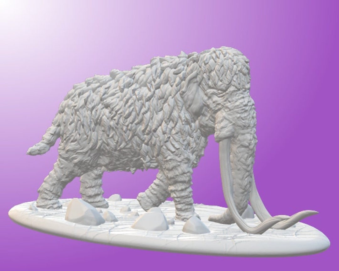 Mammoth Miniature Mammoth Miniature Tabletop Rpgs Like D&D or ...