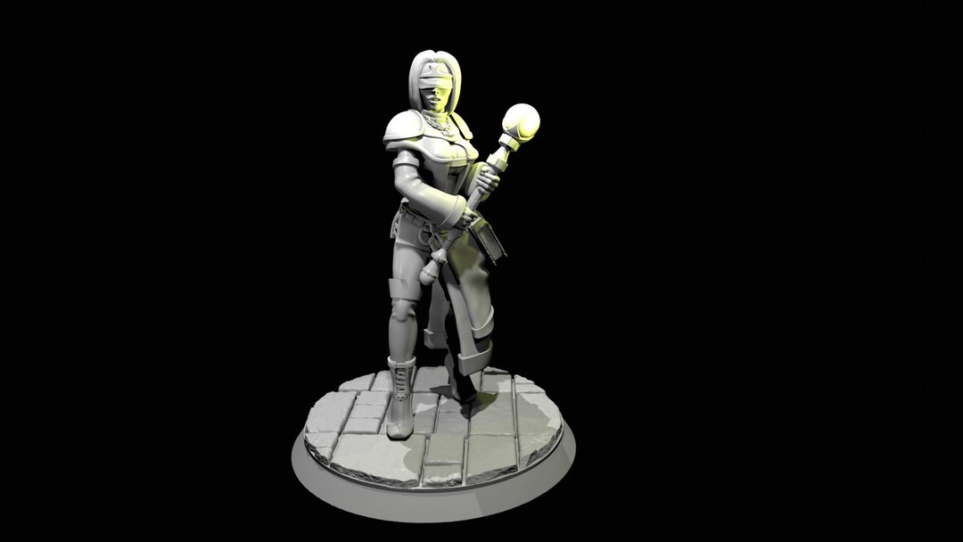 Priestess Cleric Miniature | Priestess Cleric Miniature | for D&D ...