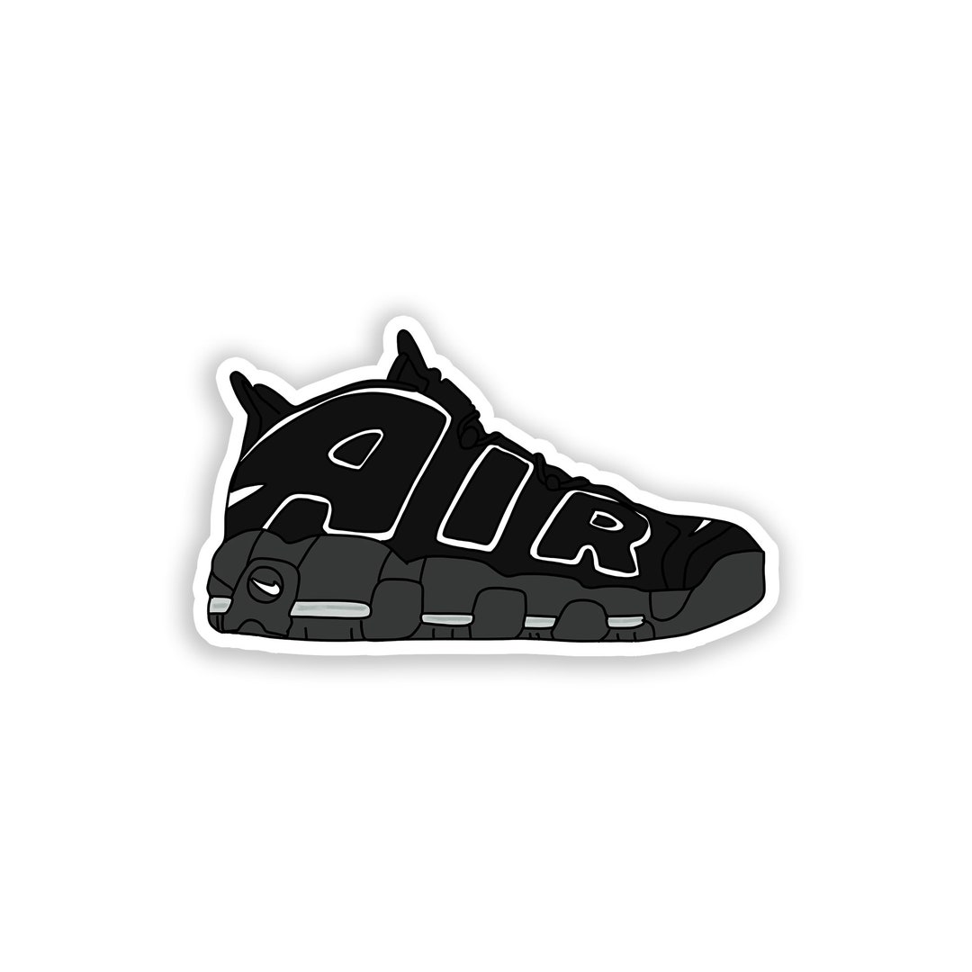 Nike Air Uptempo Sticker - Sneakerhead Vinyl Decal - Cool Sneaker Art ...