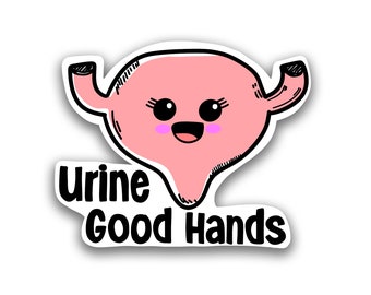 Urine Good Hands Stickers - Etsy