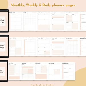 Personal Life Planner Printable, Life Goals Planner, Monthly,weekly ...