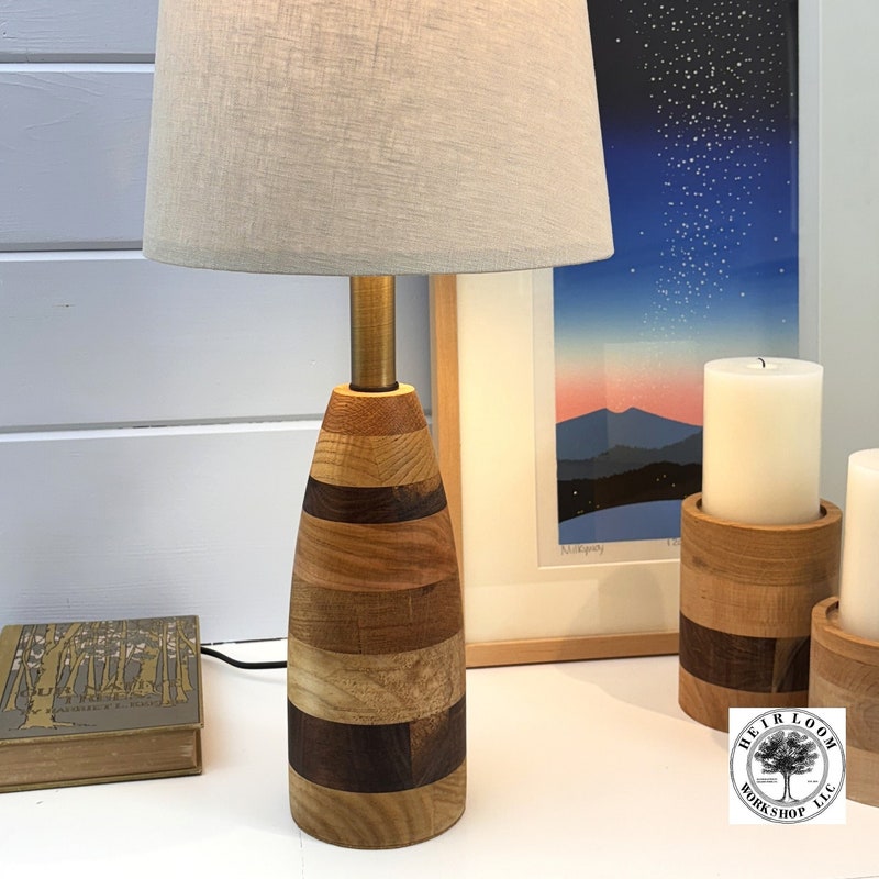 18 Primitive Lamp - Etsy