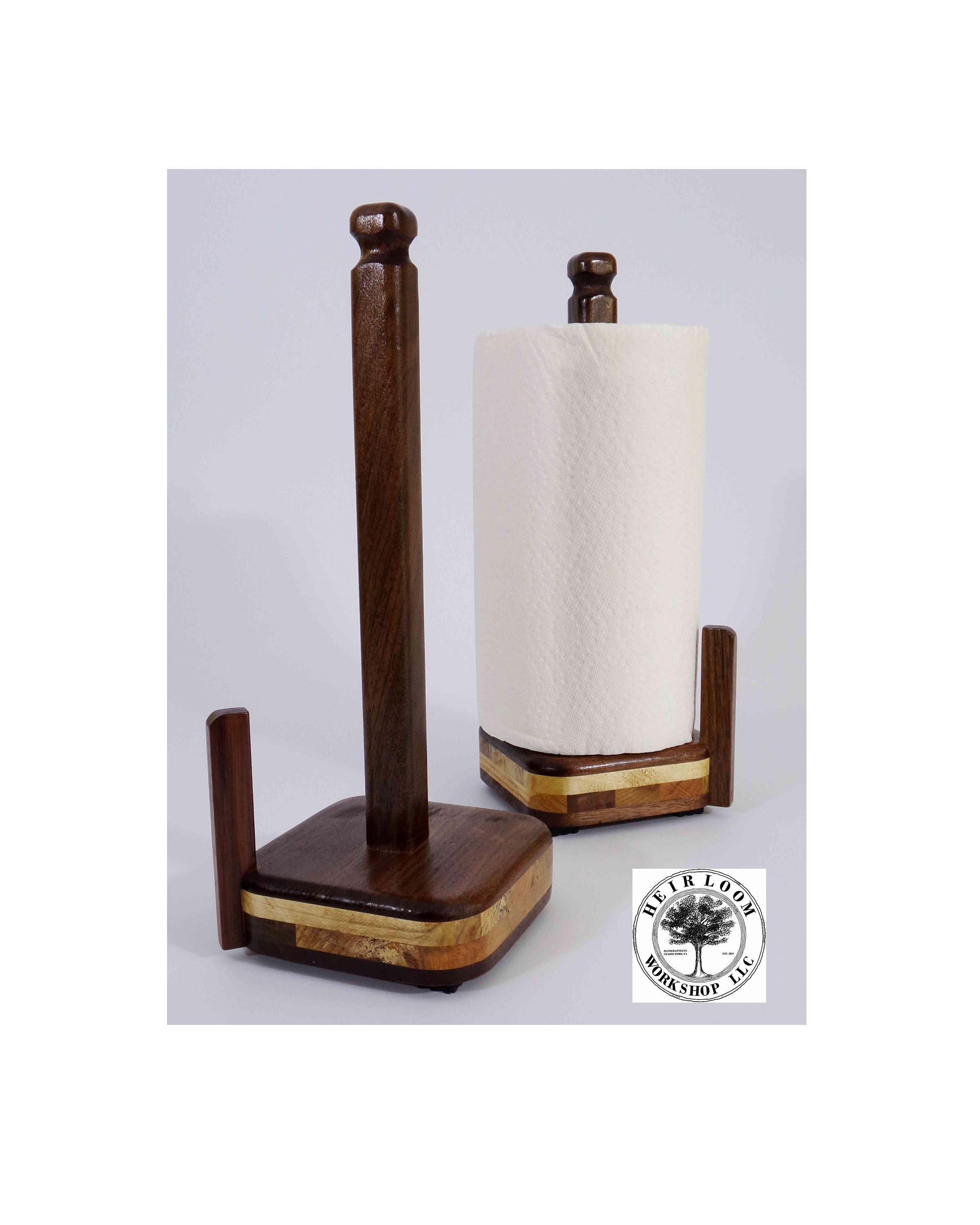 Design House Dalton Paper Towel Holder In Honey Oak 561233 The Home ... Design House Dalton Paper Towel Holder In Honey Oak 561233 The Home ...