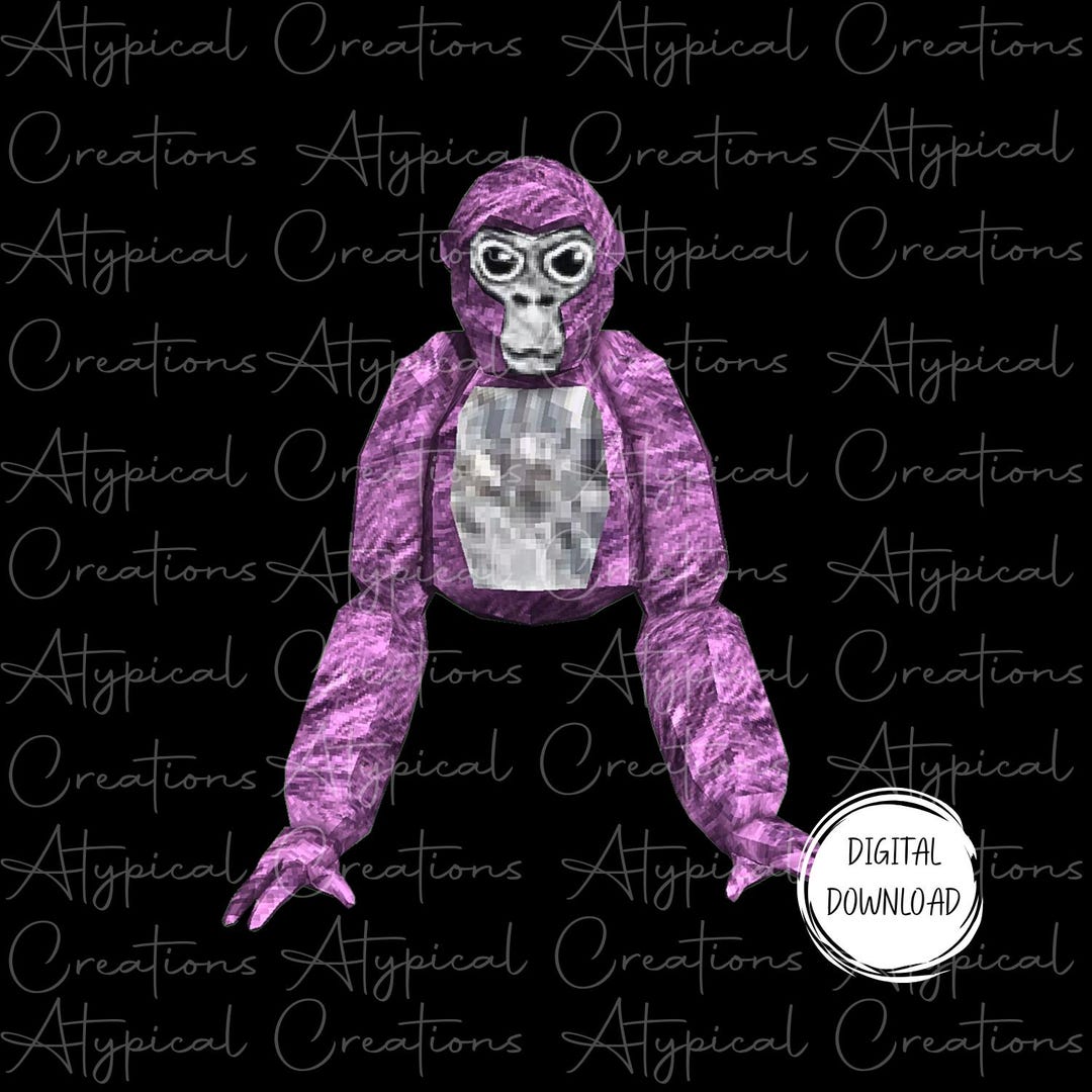 Gorlla Tag Purple PNG - Etsy
