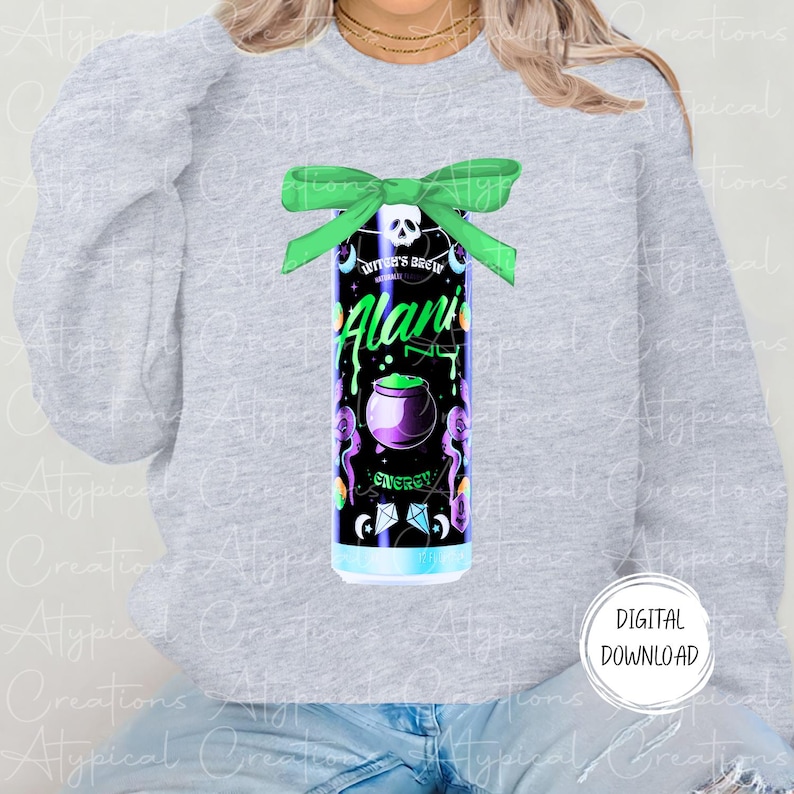 Alani Nu Witches Brew Bow Halloween PNG - Etsy