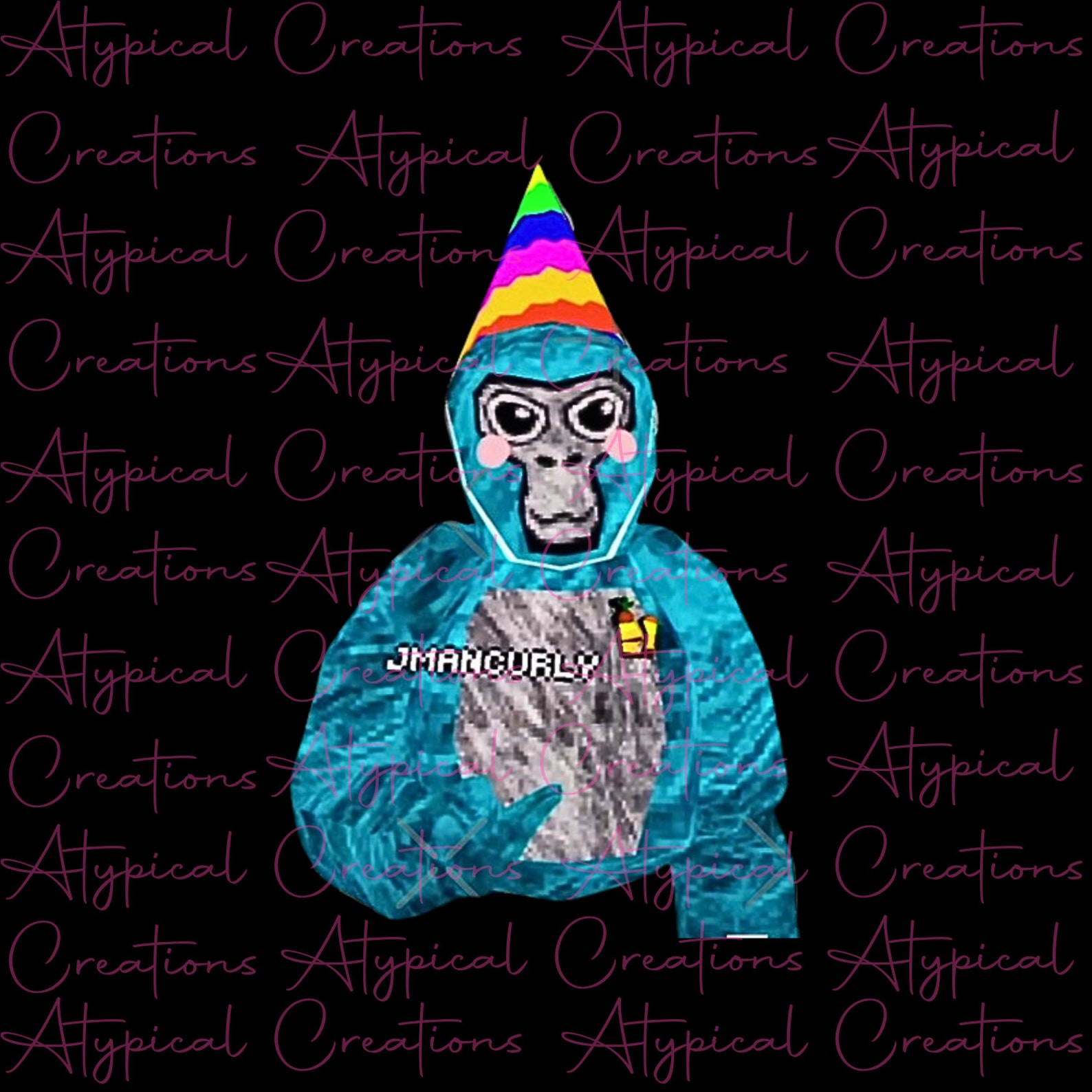 Gorilla Tag PNG - Etsy