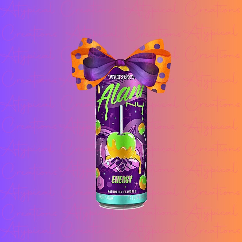 Alani Nu Energy Halloween Witches Brew Apple PNG - Etsy