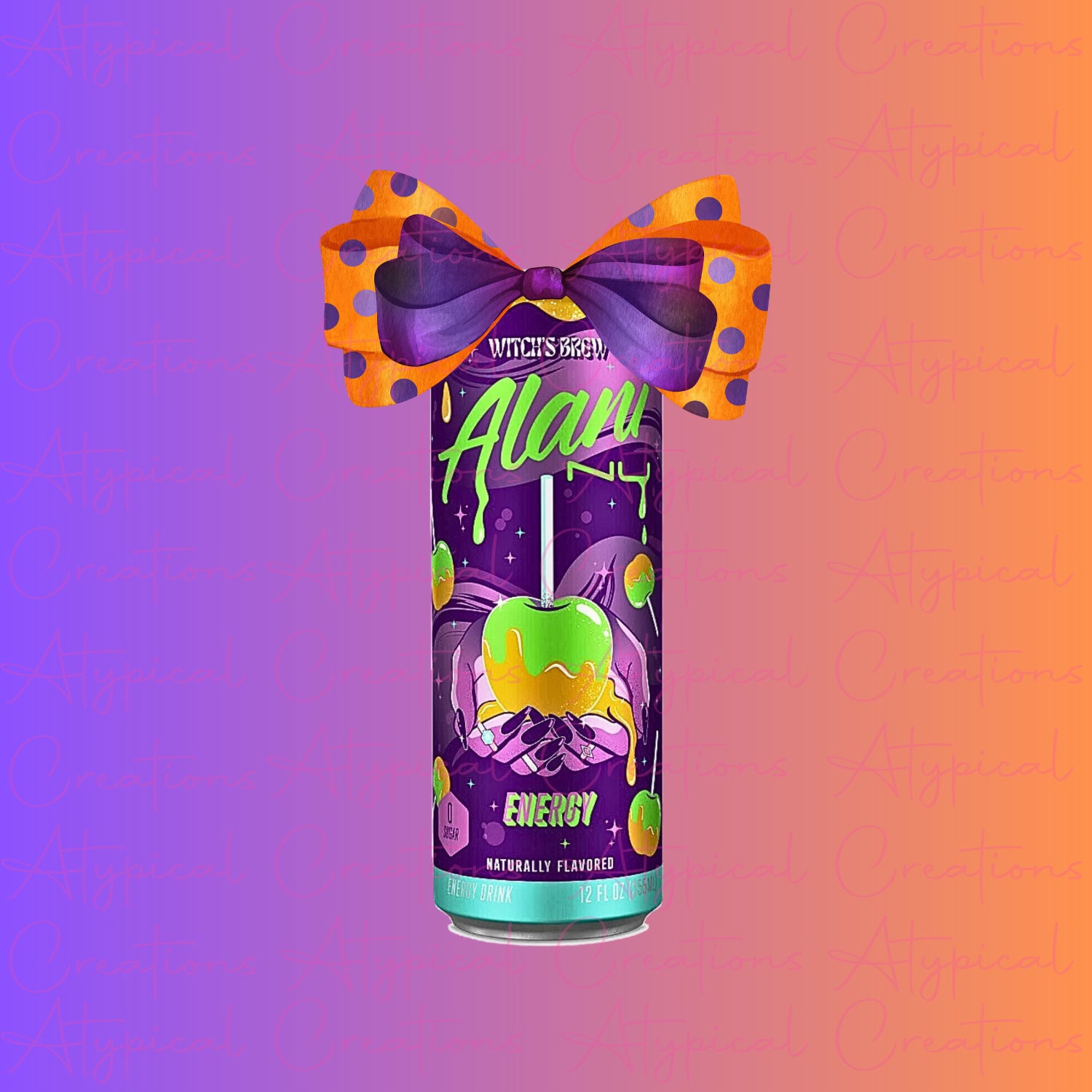 Alani Nu Energy Halloween Witches Brew Apple PNG - Etsy