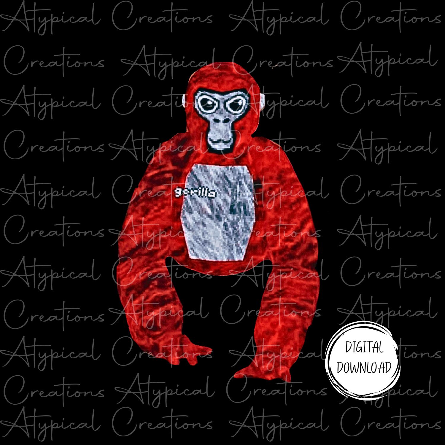 Gorilla Tag Red PNG - Etsy