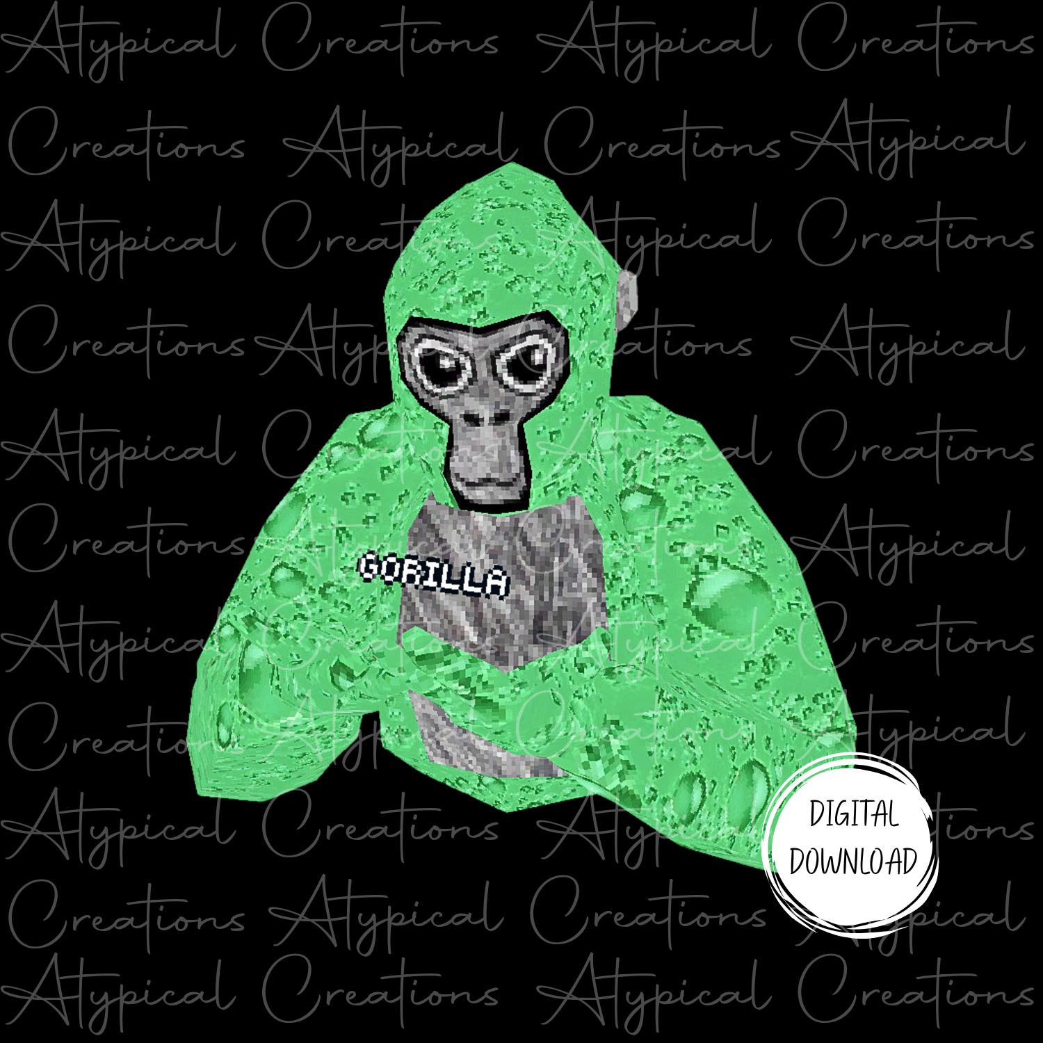 Gorilla Tag Light Green PNG - Etsy