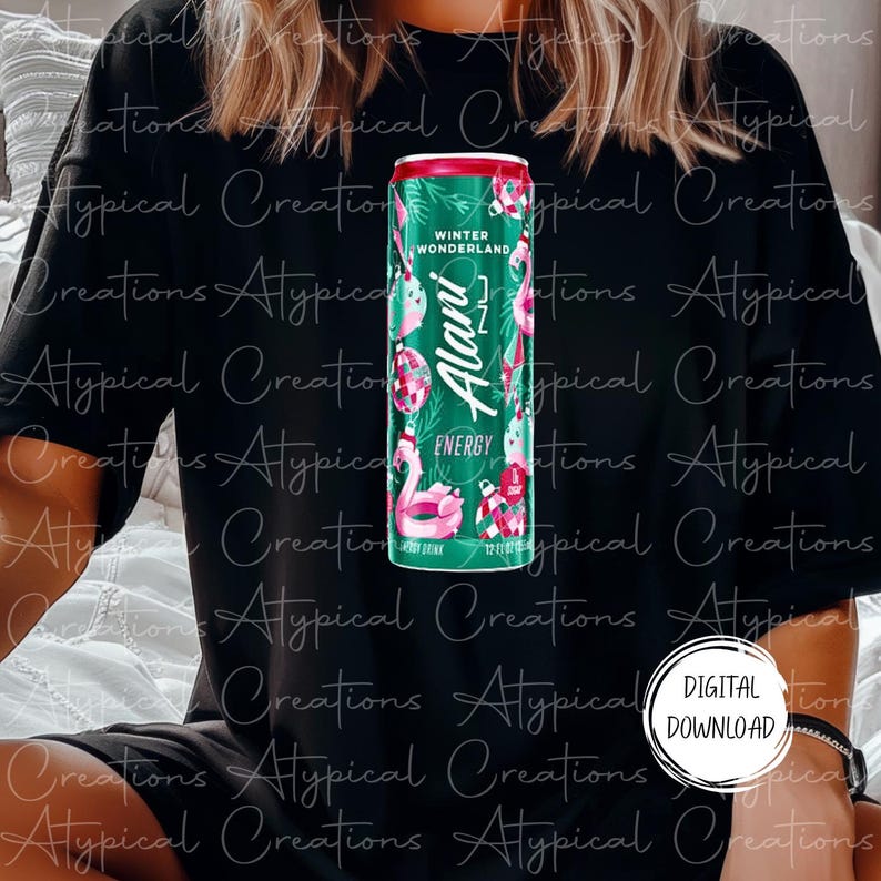 Christmas Alani Nu Energy Drink Winter Wonderland Holiday PNG - Etsy
