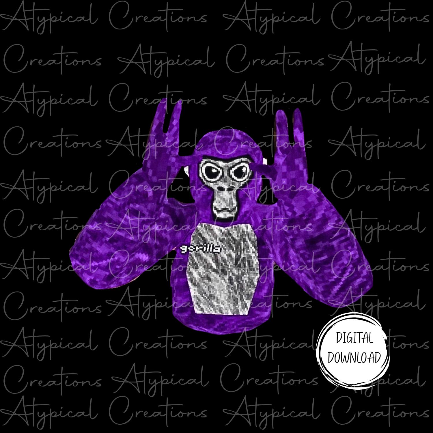 Gorilla Tag Blue Violet Purple PNG - Etsy