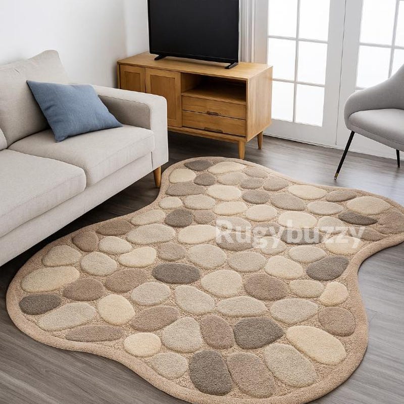 River Rock Rug - Etsy