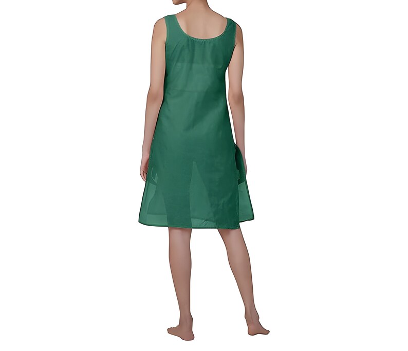 Bottle Green Color Inner Slips for Chikankari Kurti Women - Etsy