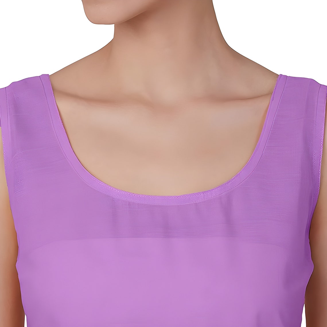 Light Purple Color Inner Slips for Chikankari Kurti Women - Etsy