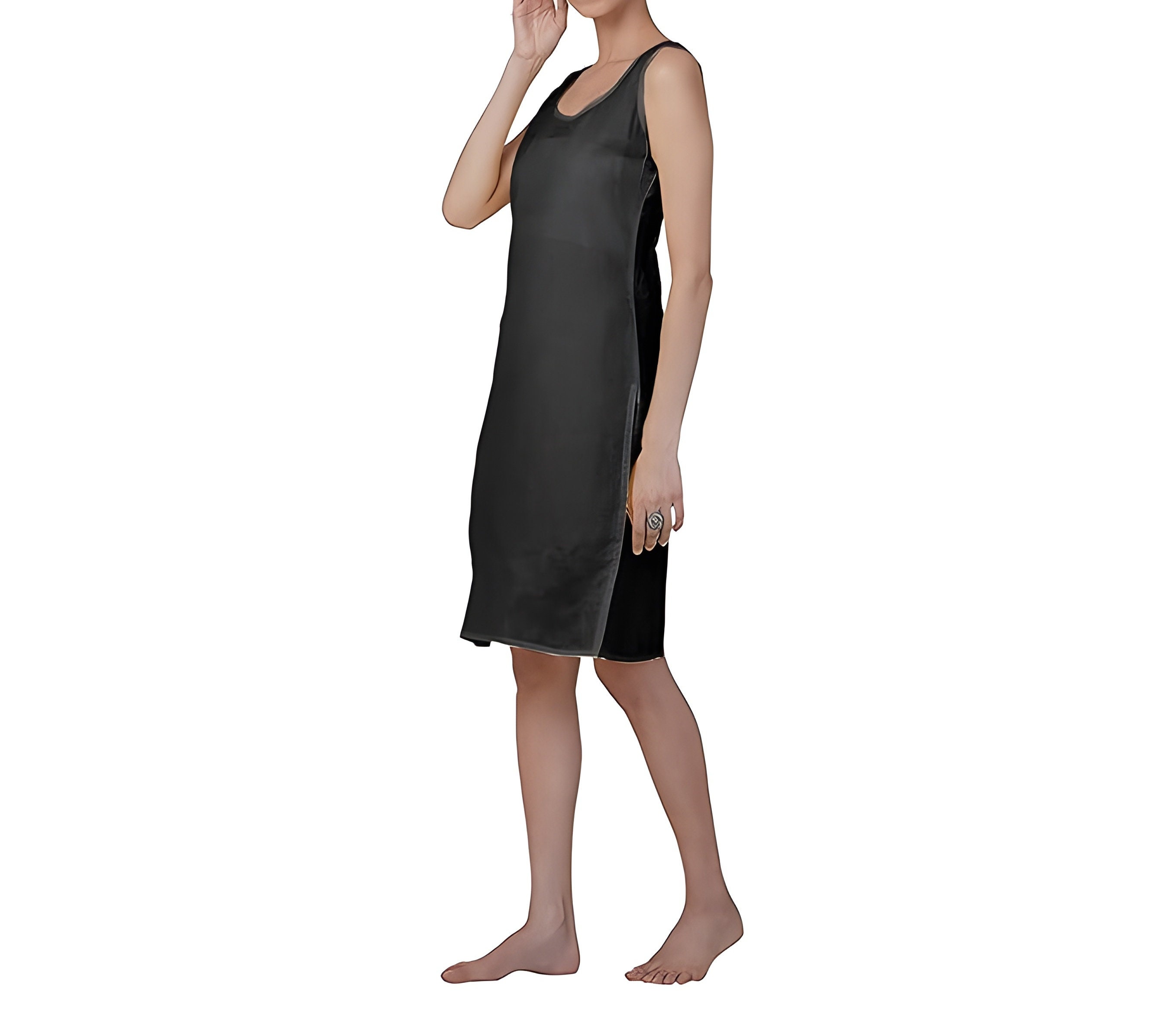 White Color Inner Slips for Chikankari Kurti Women Cotton - Etsy