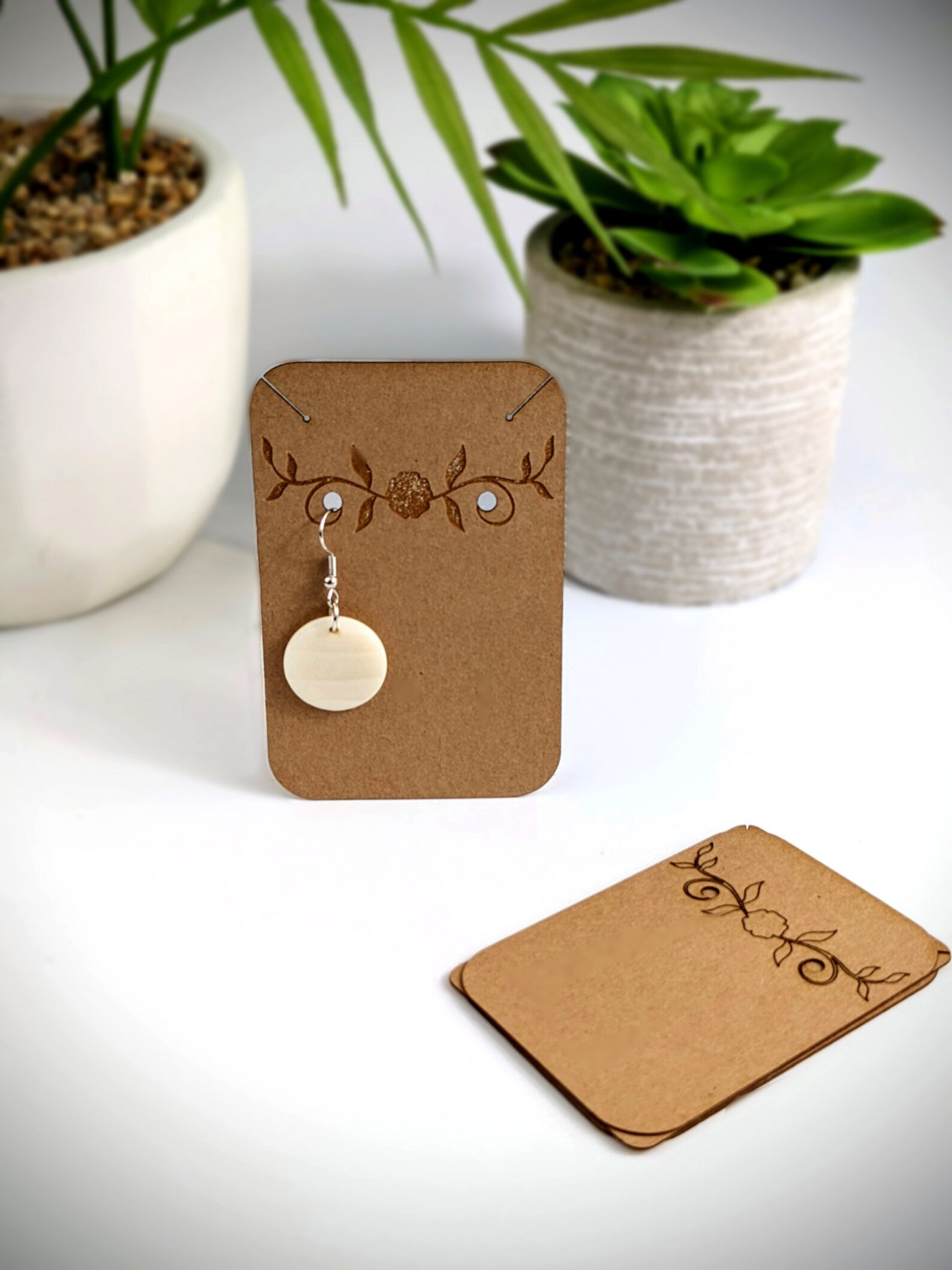 Earring Display Card Template // 5 Variations // Digital File - Etsy