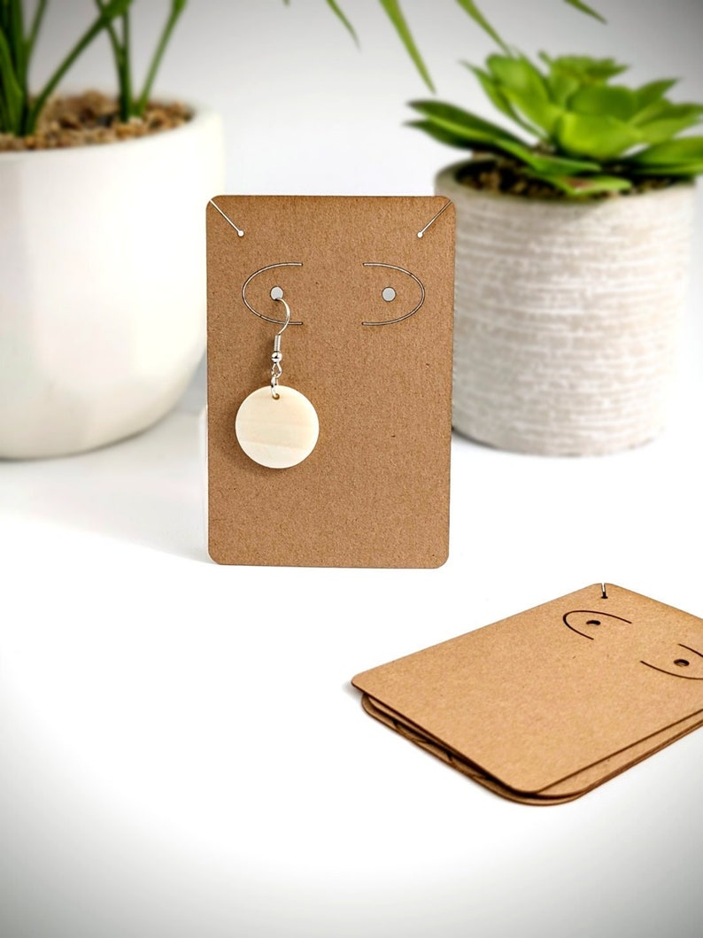 Earring Display Card Template // 5 Variations // Digital File - Etsy