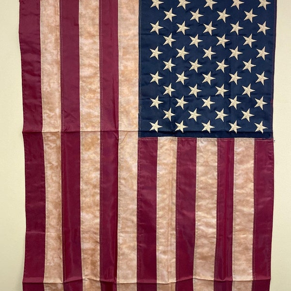 Tea Stained Flag - Etsy