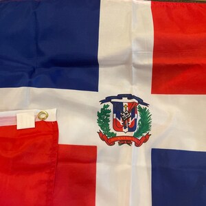 Dominican Republic Flag 3x5ft: Oxford Polyester With Brass Grommets - Etsy