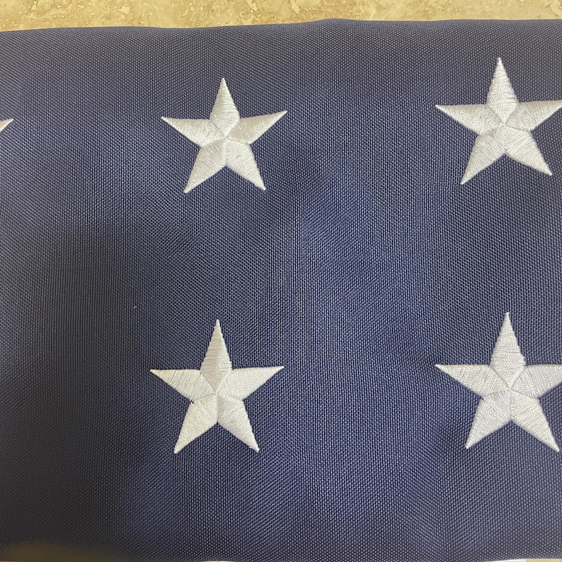 48 Stars US Navy Jack Flag: Sewn Cotton, Embroidered (3x5ft) - Etsy