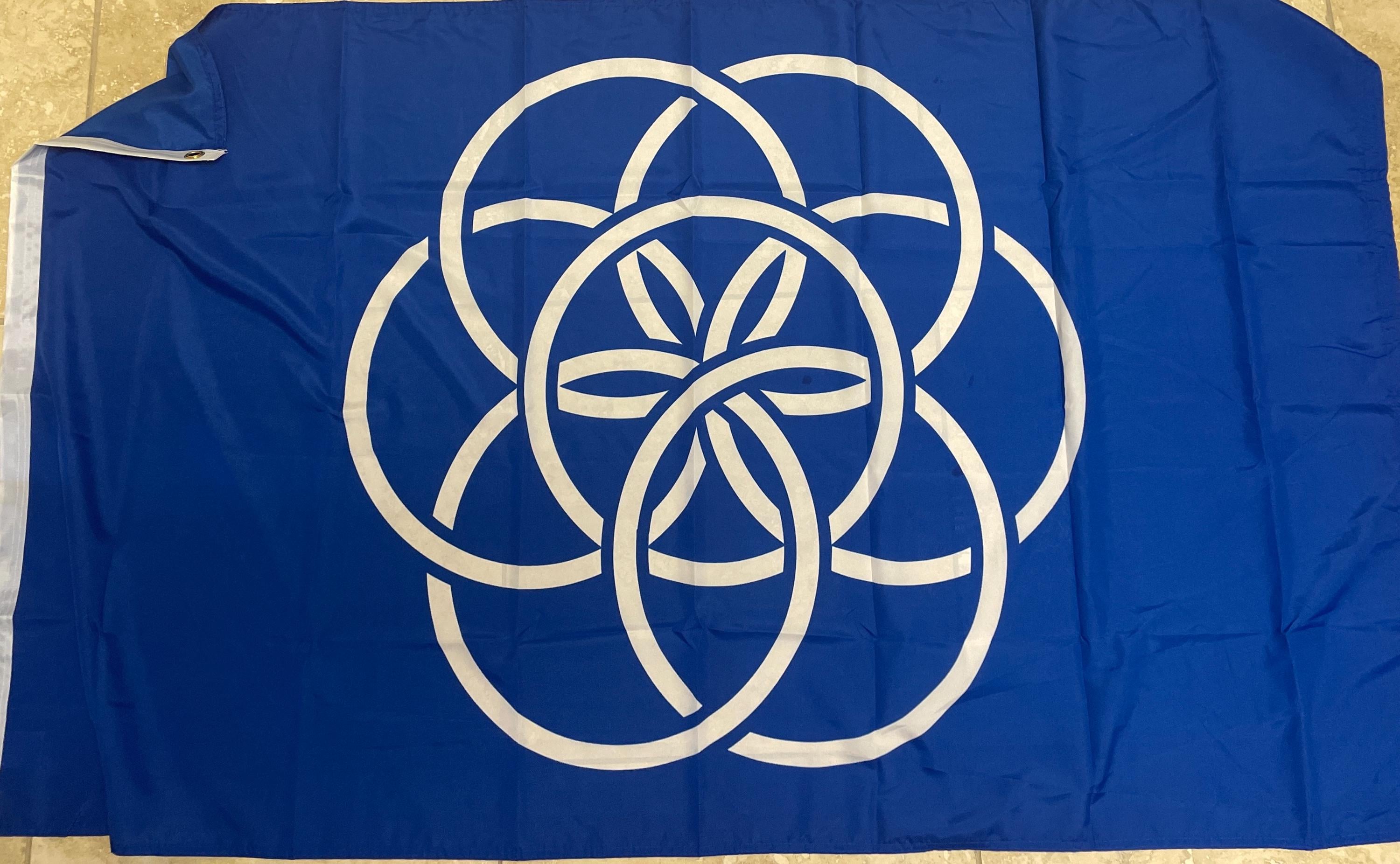 3x5ft International Planet Earth Flag Printed Single Sided With Brass ...