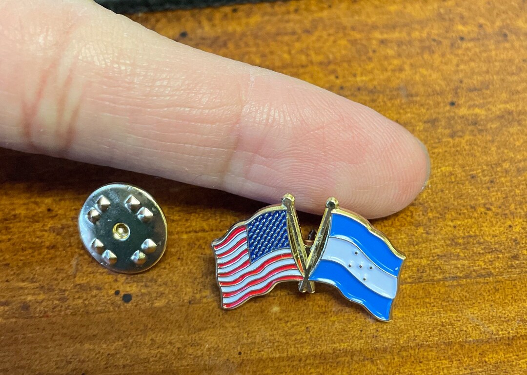 USA & Honduras Friendship Flag Lapel Pin - Etsy