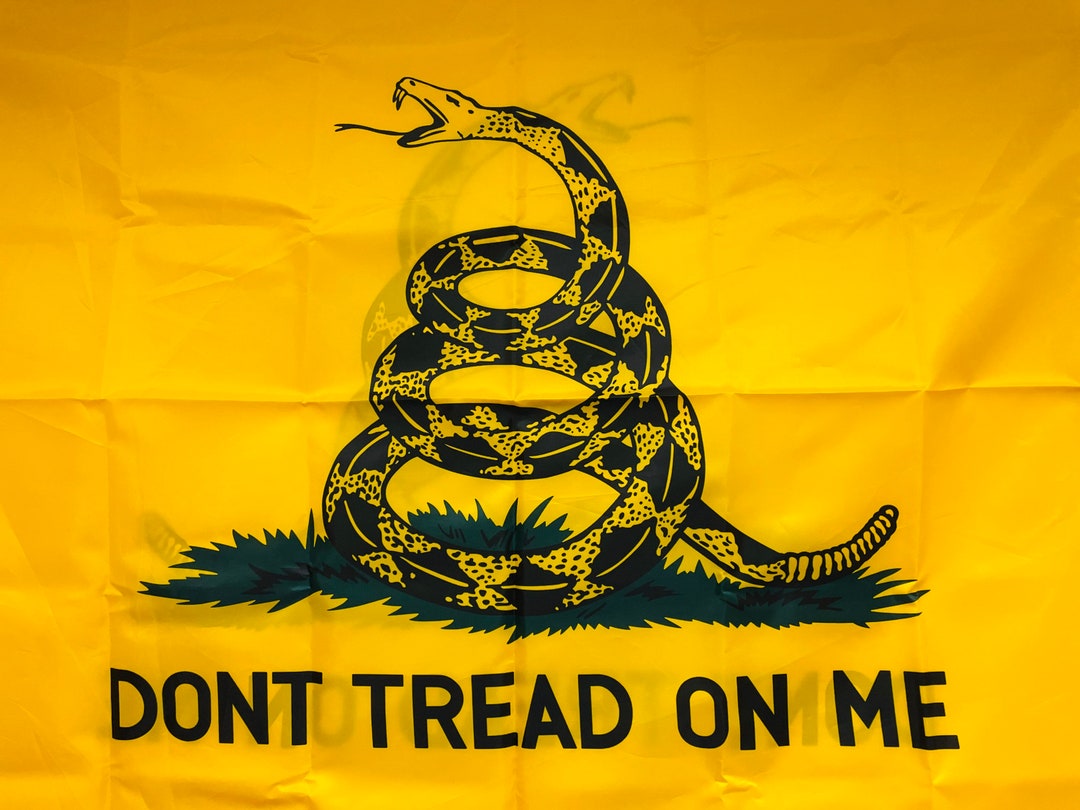 Dont Thread on Me Gadsden Variations, Printed on Both Side With Brass ...