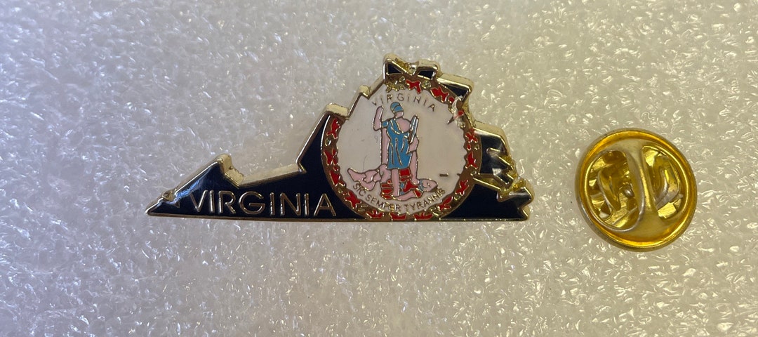 Virginia State Lapel Pin and Virginia Sic Semper 1861-1865 2x3ft and ...