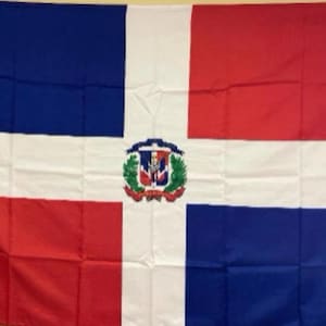 Dominican Republic Flag 3x5ft: Oxford Polyester With Brass Grommets - Etsy