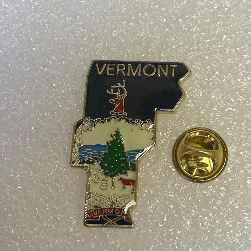 State Lapel Pins Vermont - Etsy