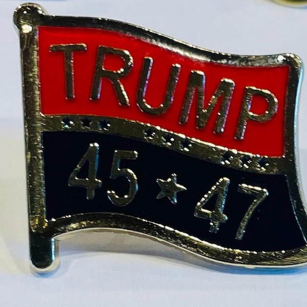Donald Trump 47 Lapel Pin - Etsy