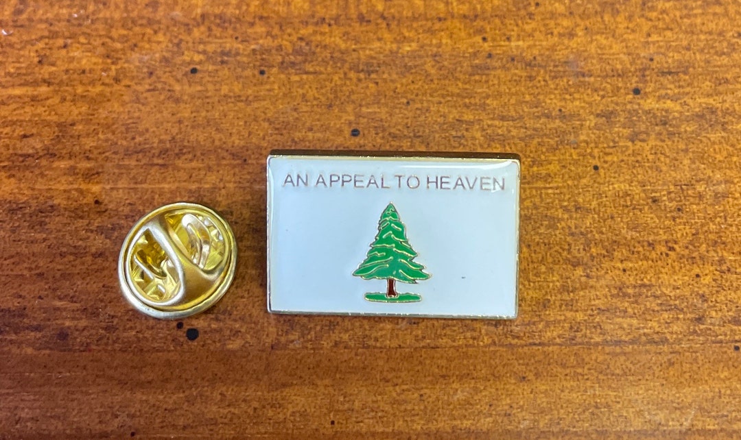 Appeal to Heaven Lapel Pin: Hand Stamped Cloisonne Jewel Collection - Etsy