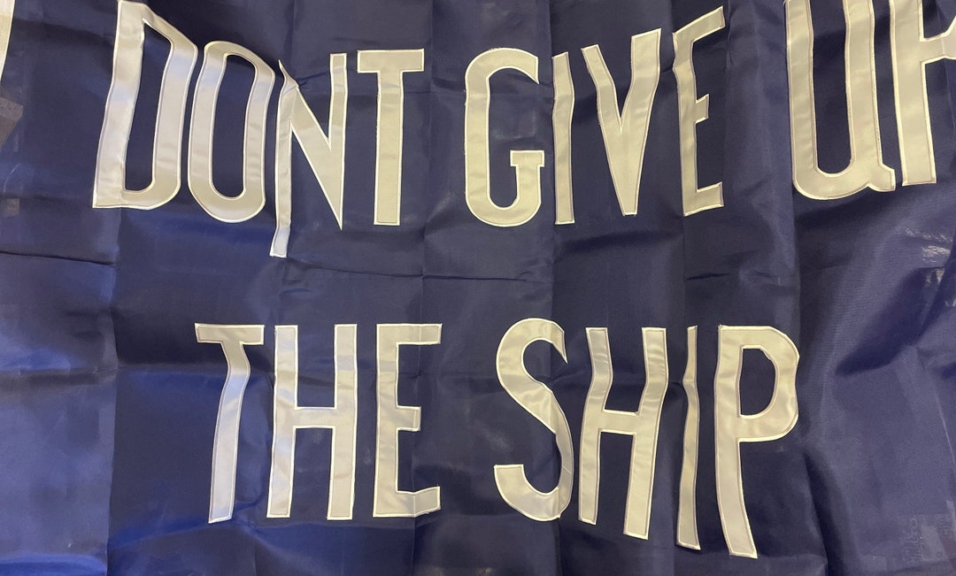 Embroidered Commodore Perry Flag: Sewn Nylon & Cotton - Etsy