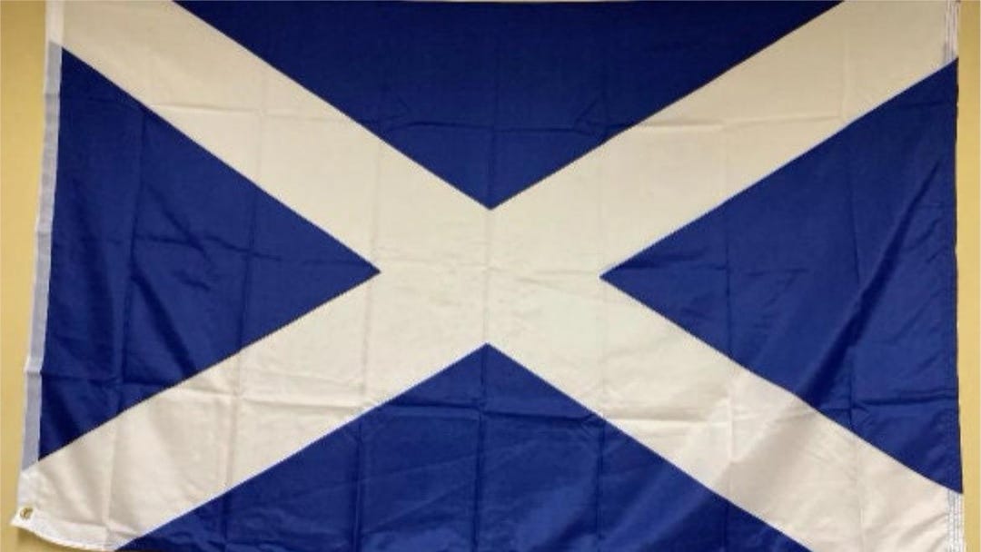 Scotland Flag 3x5ft: Oxford Polyester With Brass Grommets - Etsy