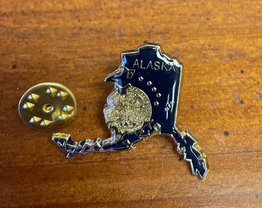 Alaska State Lapel Pin, Alaska 6x9inches Stick Flag, 3x5ft, 4x6ft & 5x8 ...