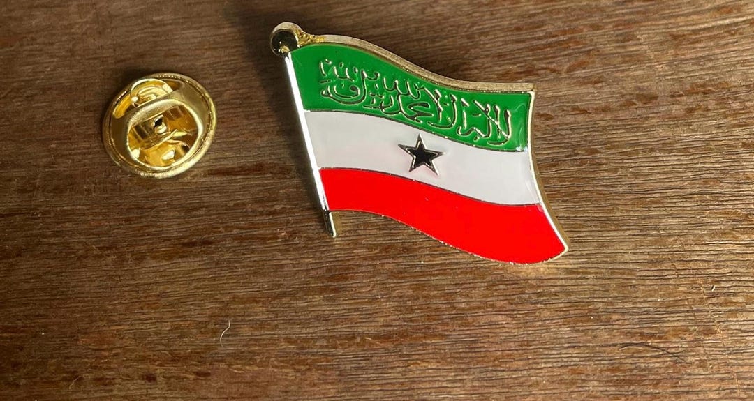 Somaliland Country Flag Pin Hand Stamped and Baked Finished Cloisonné ...