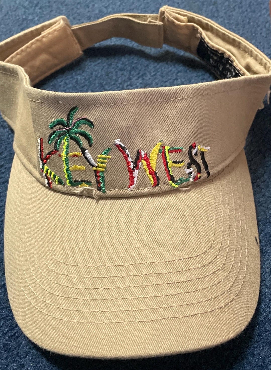 Key West Embroidered Visor Golf, Beach Summer Hat Visor - Etsy