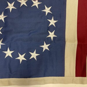 American Flag 3x5ft Sewn Embroidered & 3x5ft Betsy Ross Sewn ...