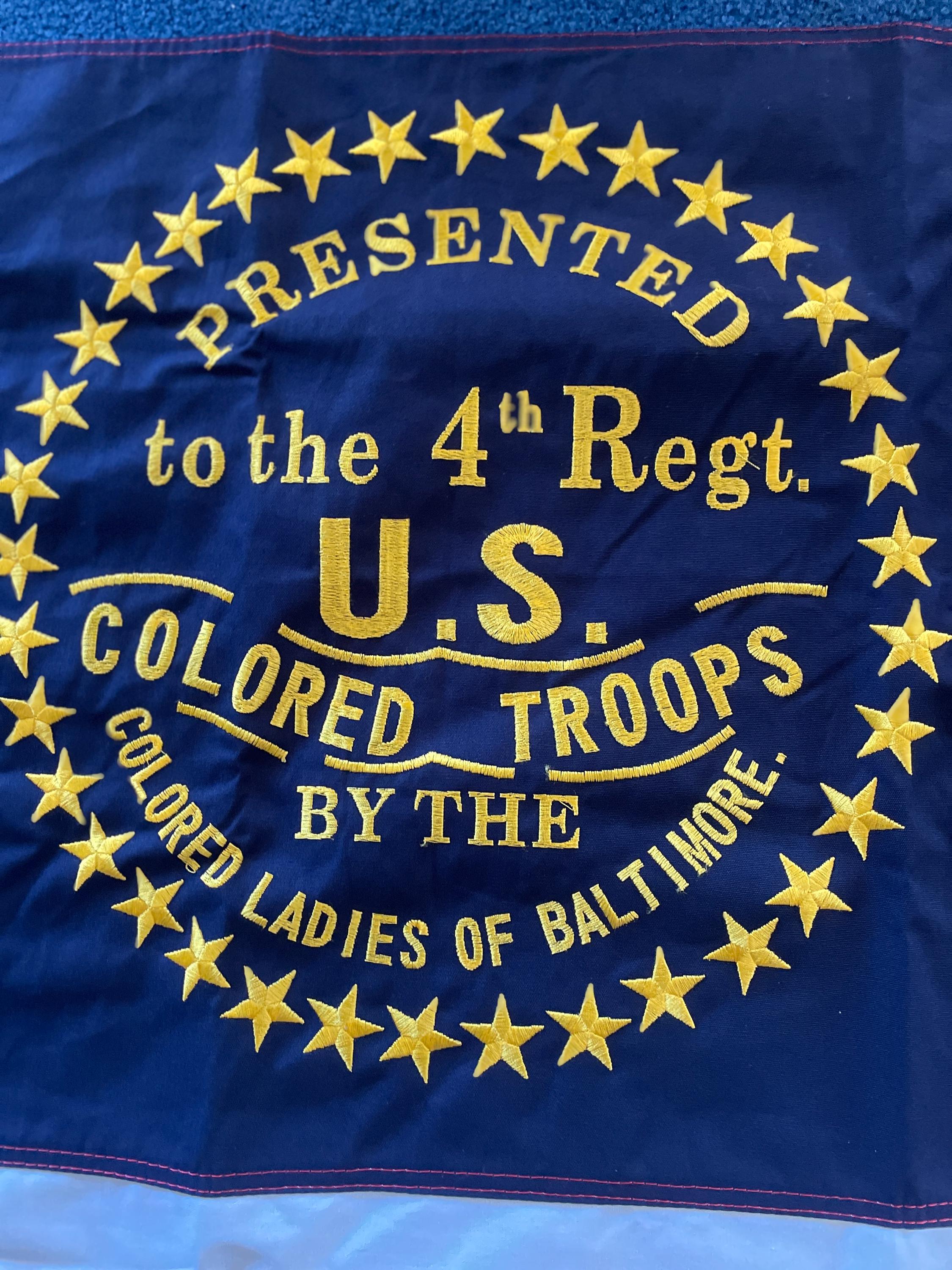 4th US Colored Infantry Regiment Flag: Sewn Cotton, Embroidered, 3x5ft ...