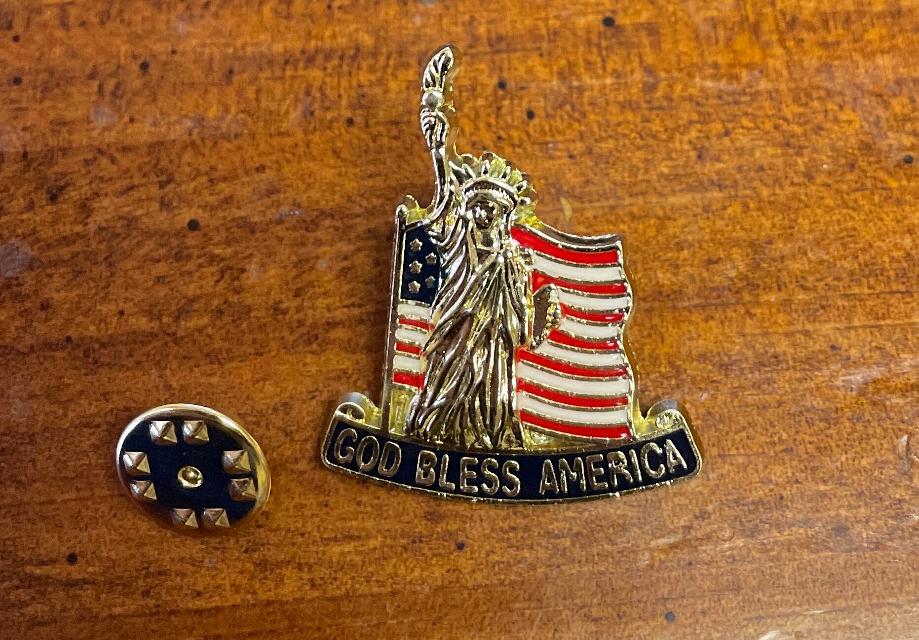 American or Eagle Flag Lapel Pin: Patriotic Cloisonné Pin - Etsy