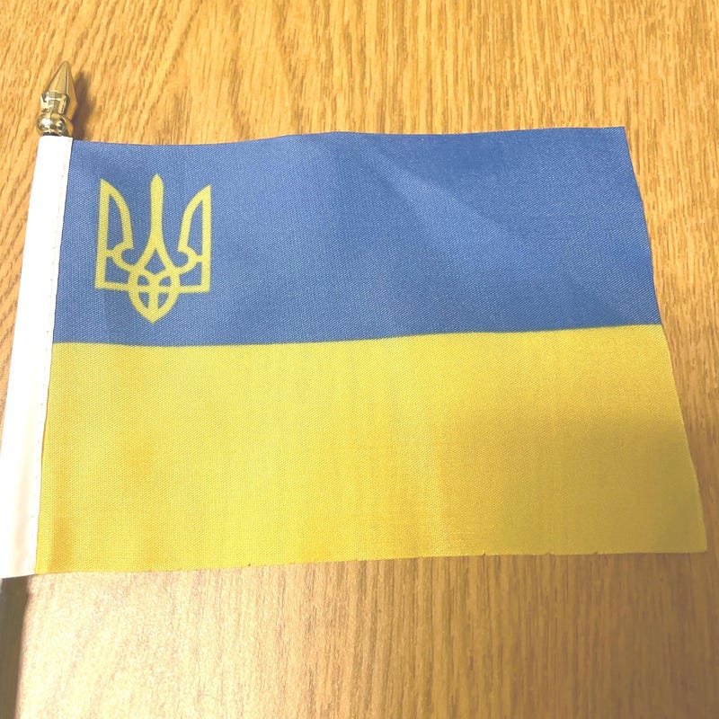 Ukrainian Flag Desk - Etsy