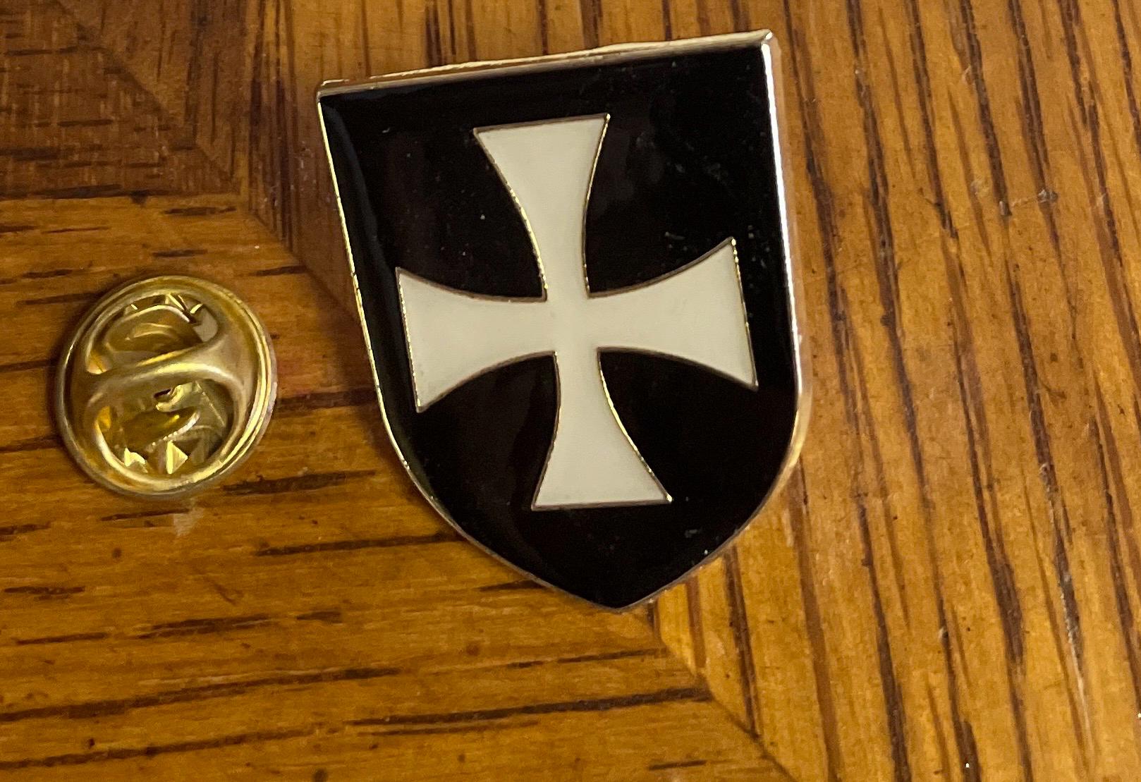 Knights Templar Cross Lapel Pin: Christian Religious Cloisonné Pin - Etsy